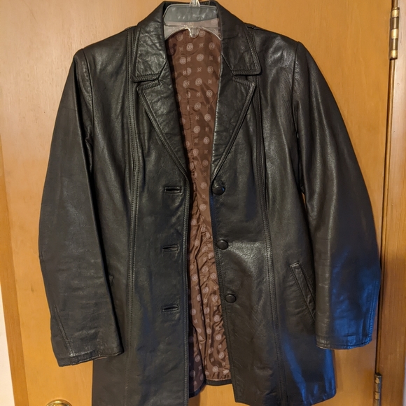 Unbranded | Jackets & Coats | Vintage Leather Jacket | Poshmark